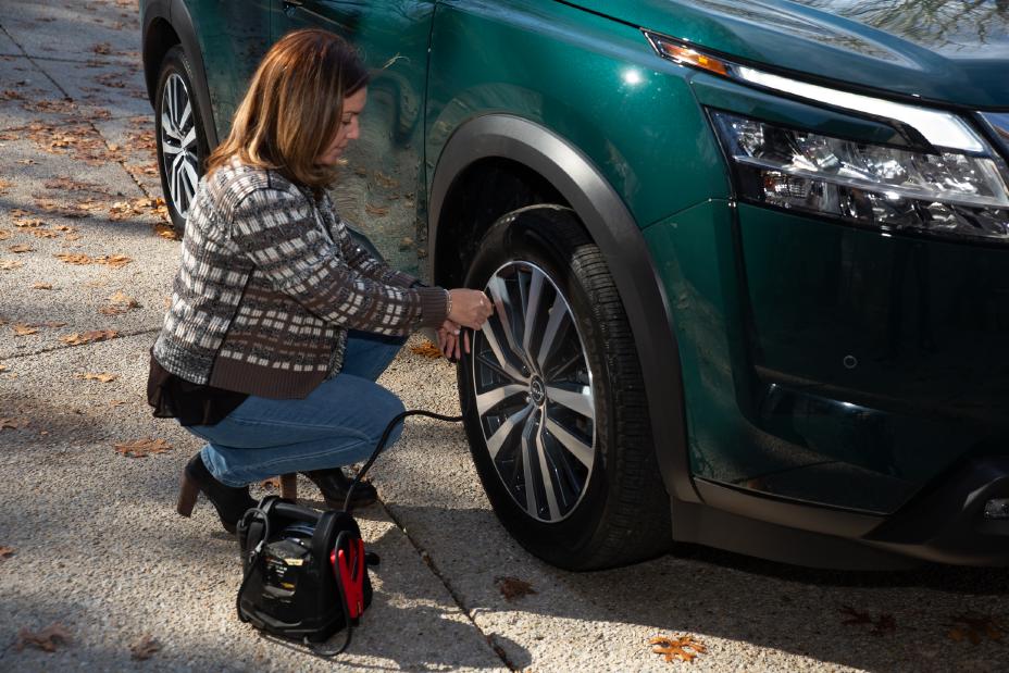 Travel safely, save time and money with Nissan’s Easy-Fill Tire Alert ...